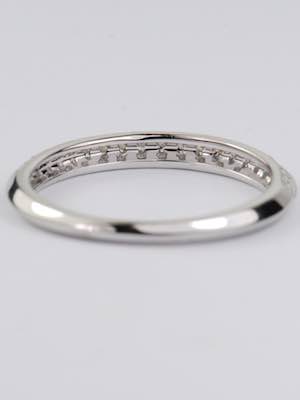Wedding Ring with Knife Edge Design, RG-3580