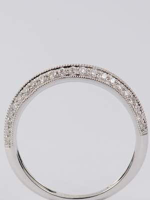 Wedding Ring with Knife Edge Design, RG-3580